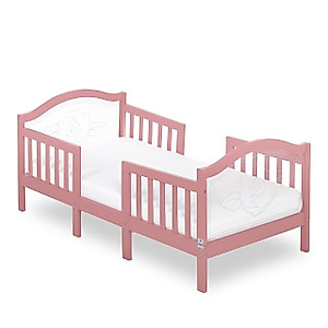 Dream On Me Rosie Toddler Bed in Classic Rose