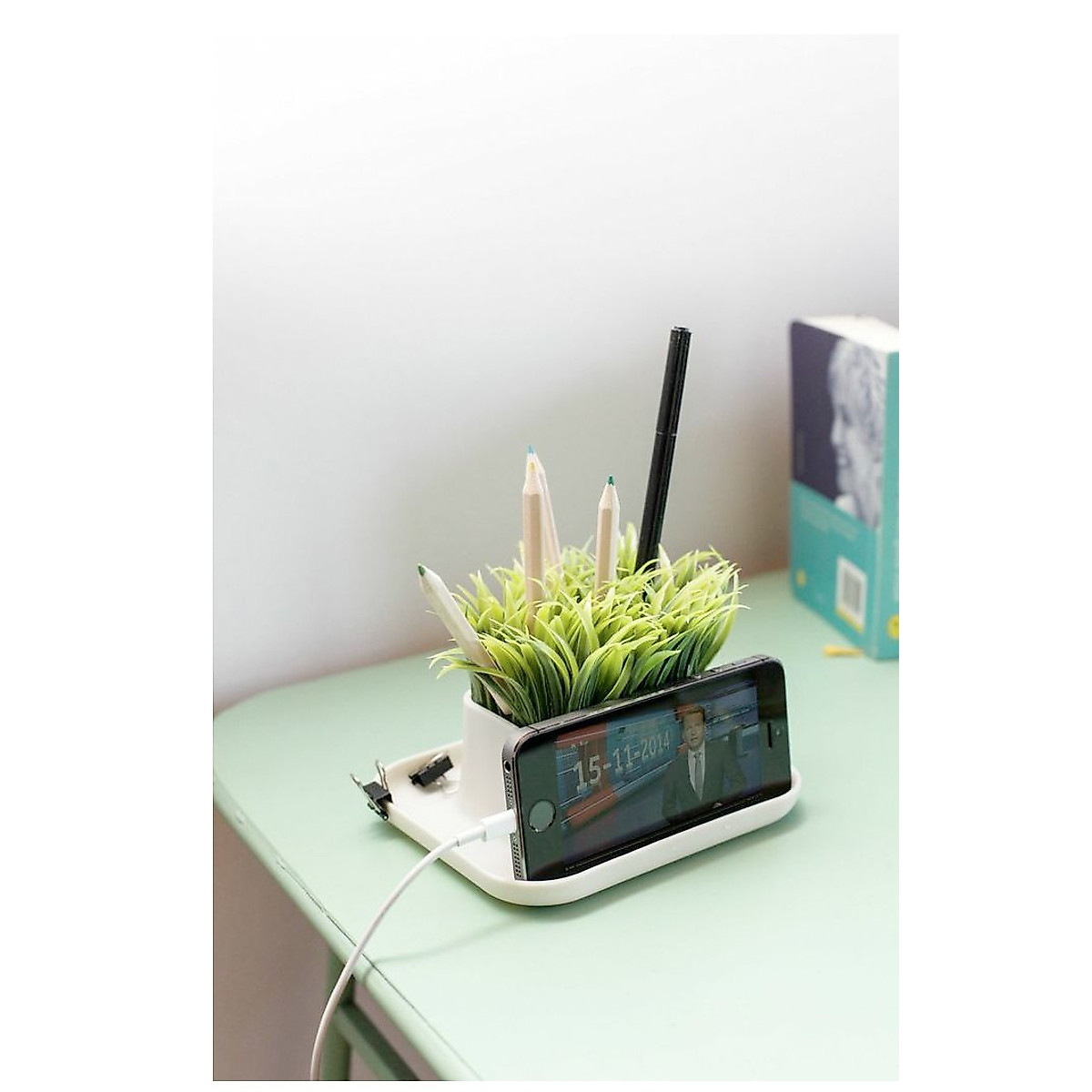 Kikkerland Potted Pen Phone Stand (SC25)