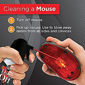 Dust-Off Dpsjmb2 Disposable Compressed Gas Duster, 17 Oz Cans, 2/Pack