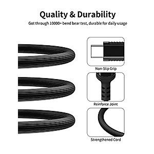 ACAGET USB C Headphones for Galaxy S23 Ultra S22 Plus Type C Earphones Noise Cancelling Wired Headphone Digital DAC HiFi Stereo in Ear Earbuds for Samsung A53 S21 S20 FE Pixel 7 Pro 6A iPad Pro Black