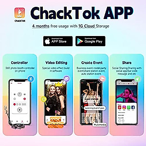 360 Photo Booth Machine for Parties - 3 People to Stand on (31.5"+Flight Case) Software APP Control, Free Customize Logo, JIYANG Automatic Slow Motion Rotating 360 Video Camera Booth Selfie Platform