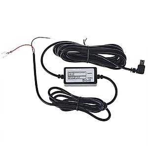 Digipartspower 12v to 5v Hard Wire Adapter Mini USB for Car GPS DVR Dash Camera DODO TT Power