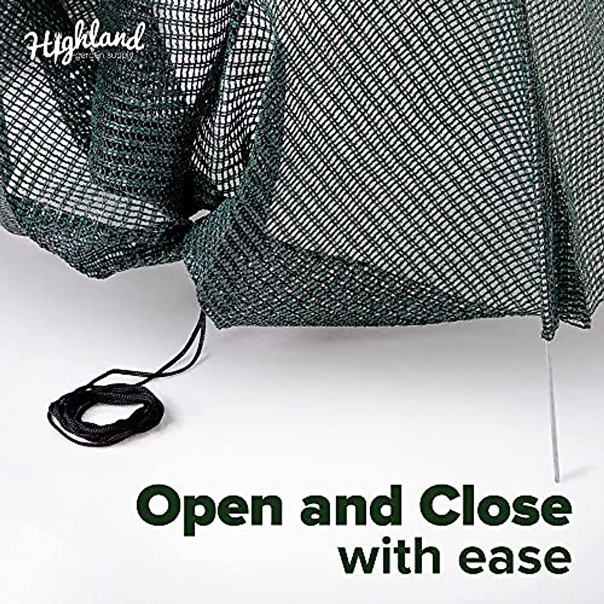 Garden Tunnel Shade Net Cover Greenhouse Protection from Sun Heat Gardening Green House Sun Shades Cloche Hoops Plant Covers Hoop House Outside Heavy Duty Garden Row Cold Green Houses Kit