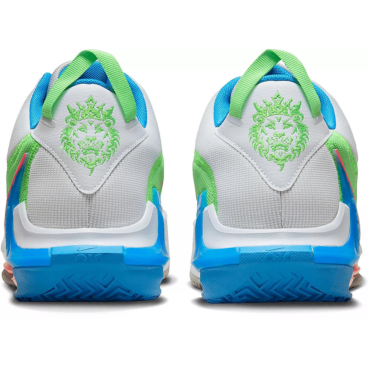 Nike Men's Lebron Witness 7 Basketball Shoe (Grey Fog/Cobblestone/Laser Blue/Hyper Pink, us_Footwear_Size_System, Adult, Men, Numeric, Medium, Numeric_10_Point_5)