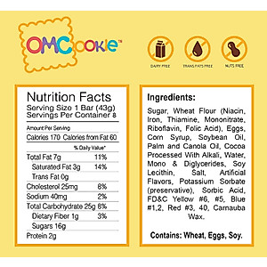 Happy Birthday Gift Chocolate Brownies Large Food Gift Individually Wrapped For Men Women Package | Nut Free | Kosher