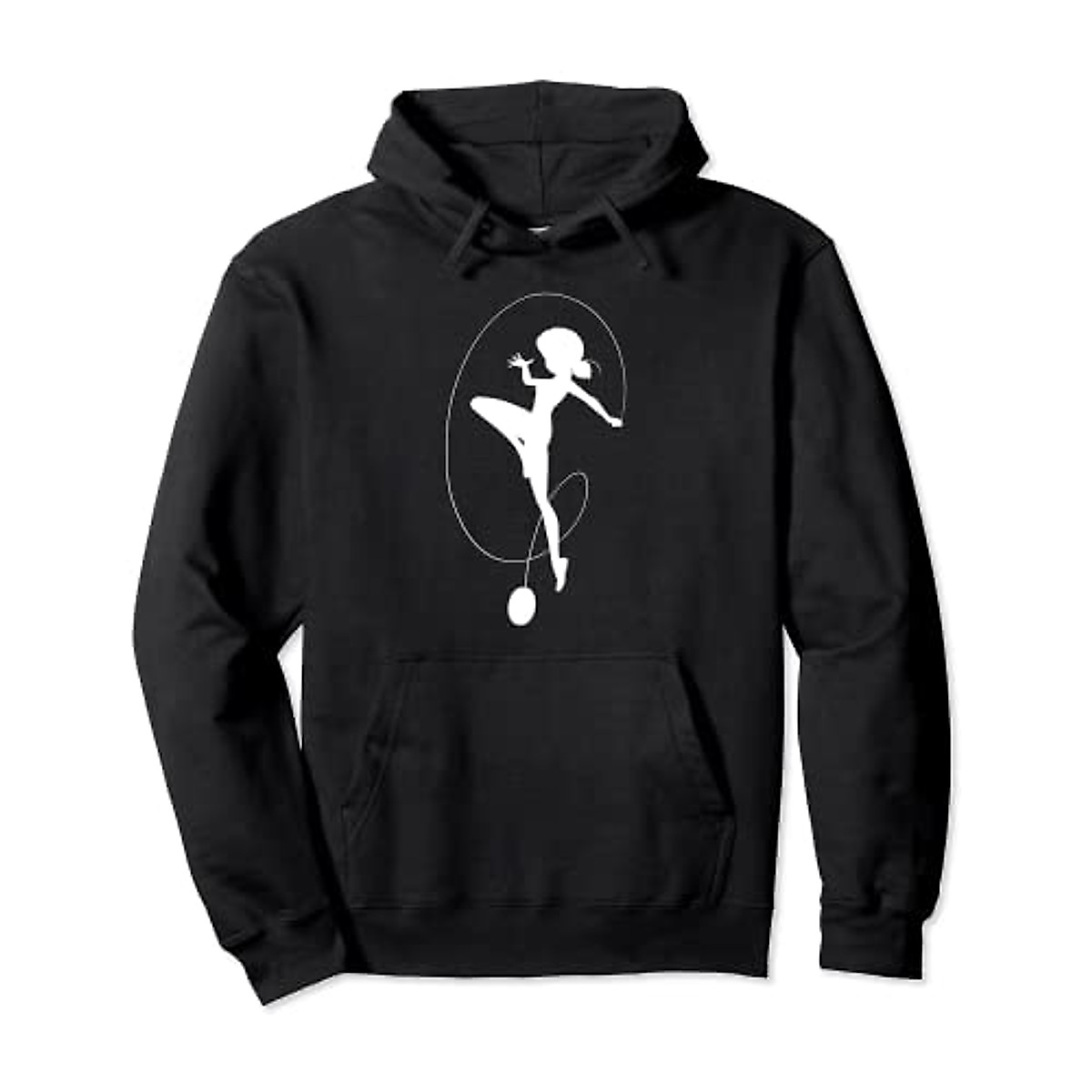 Miraculous Silhouette Ladybug Jumping Yoyo (White Edition) Pullover Hoodie