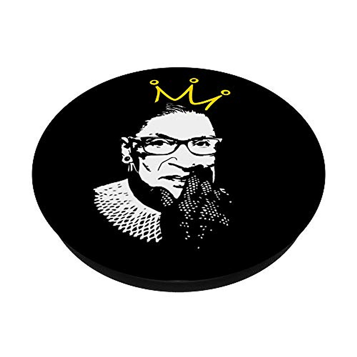 Notorious RBG Ruth Bader Ginsburg DIssent Crown and Collar PopSockets PopGrip: Swappable Grip for Phones & Tablets