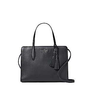 Kate Spade New York Rowe Medium Top Zip Satchel Crossbody Bag Black
