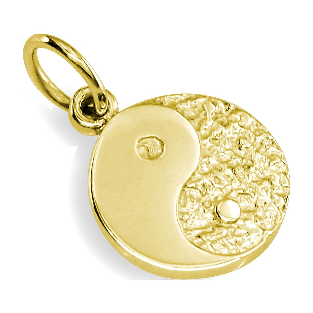 SZIRO Mini Yin and Yang Charm in 14K Yellow Gold