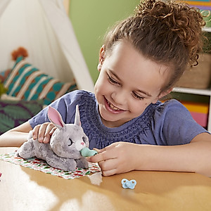 FurReal Hasbro Newborns Puppy Interactive Animatronic Plush Toy: Electronic Pet with Sound Effects and Closing Eyes,for Kids Ages 4 and up