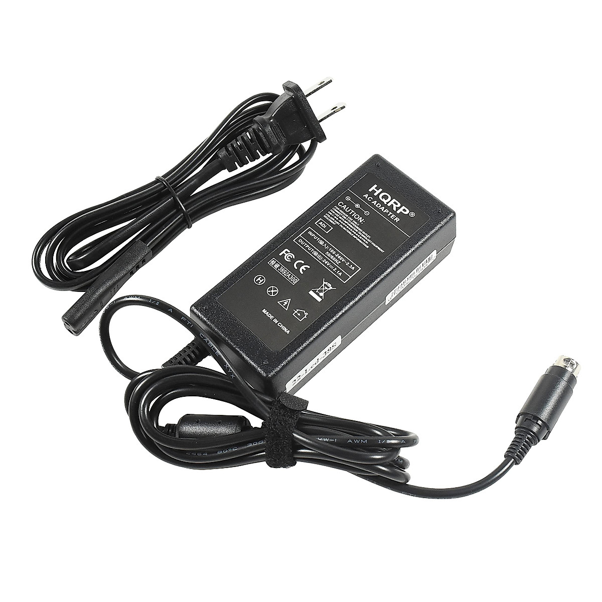 HQRP AC Adapter Compatible with Epson PS-180 PS-170 PS-150 PSA242 C32C825343 M159A M159B M235A M129C TM-U220 TM-U230 TM-U295 TM-U325D TM-U325PD TM-U675 TM-U590 Printer POS Terminal Power Supply Cord