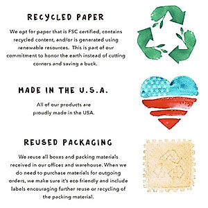 Your True Nature Advice from Nature 3 Bookmark Night Set, Laminated with Glossy Finish, Printed on Recycled Paper - Wolf, Moon, Night Sky (AMBM-Night)