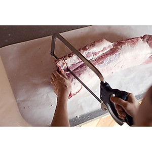 Weston 47-1601 Butcher and Bone Saw with 16 Inch Stainless Steel Blade (47-1601), 16 Inch, Stainless Steel