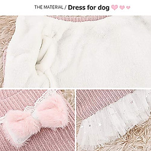 - Supplies Party Pet Clothes Outfit Apparels Adorable Birthday Winter Dress Fashion Lovely Costume Dogs Costumes Cat and Dog Clothing Warm Puppy for Comfortable Small Daily