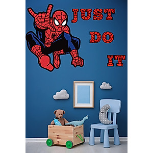 【3 Sizes】【You Design Your Text】17.7"W x 20.5"H Wall Decal with 26 Letters Wall Decor Wall Stickers Room Decorations for Bedroom Nursery Playroom Gifts - S Size, 45cm x 52cm