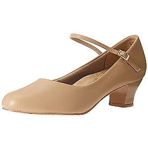 Capezio Women's Medium Cassie Jr. Character Shoe, Caramel, 4.5