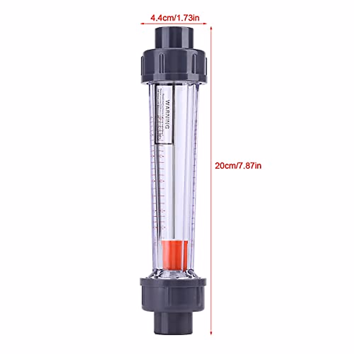 Plastic Rotameter Flowing Meter Tube Type 25-250L / H Instantaneous Water Flowing Meter for Chemical Industry, Stable Performance, Measuring Accuracy 4%