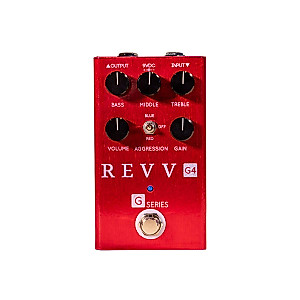 Revv G4 Preamp/Overdrive/Distortion Pedal Red