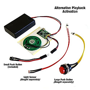 Talking Products, MP3 Sound Chip Module, 4MB Memory, with AAA Battery Box. Create Your own Personalised Musical Model or Gift (Push Button)