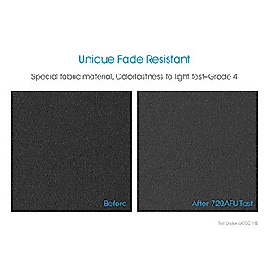 Unicook Waterproof Portable Grill Cover for Weber Q2000, Q200 Series and Baby Q Gas Grill, Compared to Weber 7111, All Weather Protection, Black