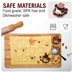 Nutter: Fun Cookie Cutter | Squirrel-Shaped Pastry Cutter for Adorable Cookies | Cute Kitchen Accessories | Cookie Cutters for Cookies that Hold Nuts in 1 Paw | Cool Kitchen Gadgets by Monkey Business