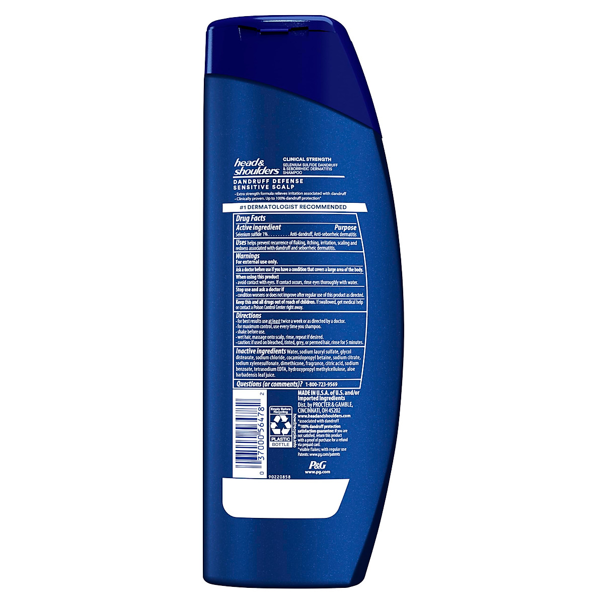 Head & Shoulders Clinical Dandruff Defense Sensitive Shampoo 13.5 oz