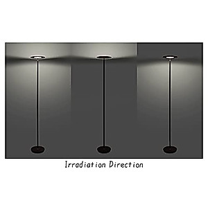 J&V Showroom LED Sky Floor Lamp -Dimmable Modern Design LED Floor Lamp for Living Room, Bedroom, Porch, Office, Study Room, Hotel, Black