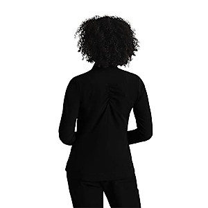 BARCO One 5405 2 Pocket Shir Yoke Princess Zip Jacket (Black, Medium)