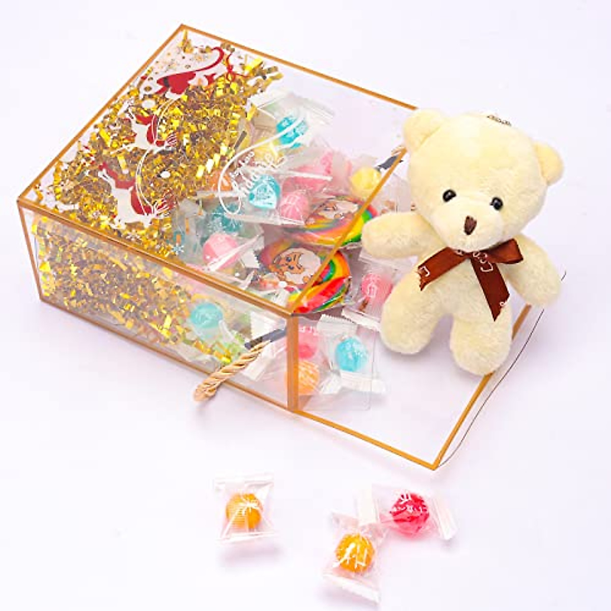 Zwish 1LB Gold Crinkle Cut Paper Shred Filler Metallic Iridescent Gift Boxes Filler Gift Wrapping Gift Basket Filler for Gift Wrapping & Basket Filling