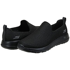 Skechers mens Go Max-athletic Air Mesh Slip on Walking Shoe, Black, 14 X-Wide US
