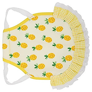 Pet Vest, Make The Chickens Feel Warm Hen Aprons Designed with Elastic Band Make The Feathers Grow Better for Home for Outdoors for Daily for Chicken(Pineapple)