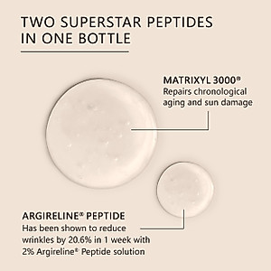 Asterwood Matrixyl 3000 + Argireline Serum with Hyaluronic Acid - Anti-Aging, Wrinkle Reducing, Collagen Boosting - Fragrance-Free - 1 Fl Oz