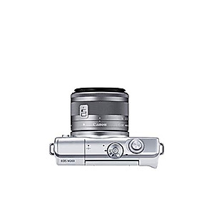 Canon EOS M200 Compact Mirrorless Digital Vlogging Camera with EF-M 15-45mm Lens, Vertical 4K Video Support, 3.0-inch Touch Panel LCD, Built-in Wi-Fi, and Bluetooth Technology, White