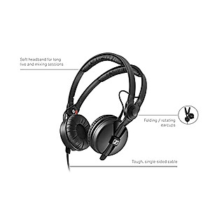 Sennheiser Professional HD 25 On-Ear DJ Headphones Black