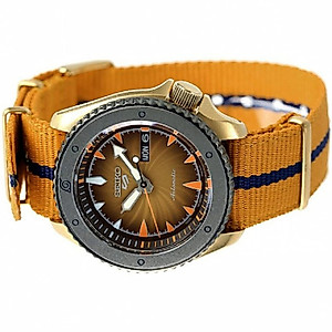 Seiko 5 Sports Boruto & Naruto Automatic Orange Dial Watch SRPF70K1