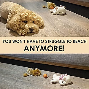 ECOHomes Under Couch Guards Toy Blocker - Barrier for Under Sofa, Bed & Furniture Bottom Stop Things from Going Under | Easy to Install Gap Bumper Stopper for Toys (9 Ft by 4 Inch)