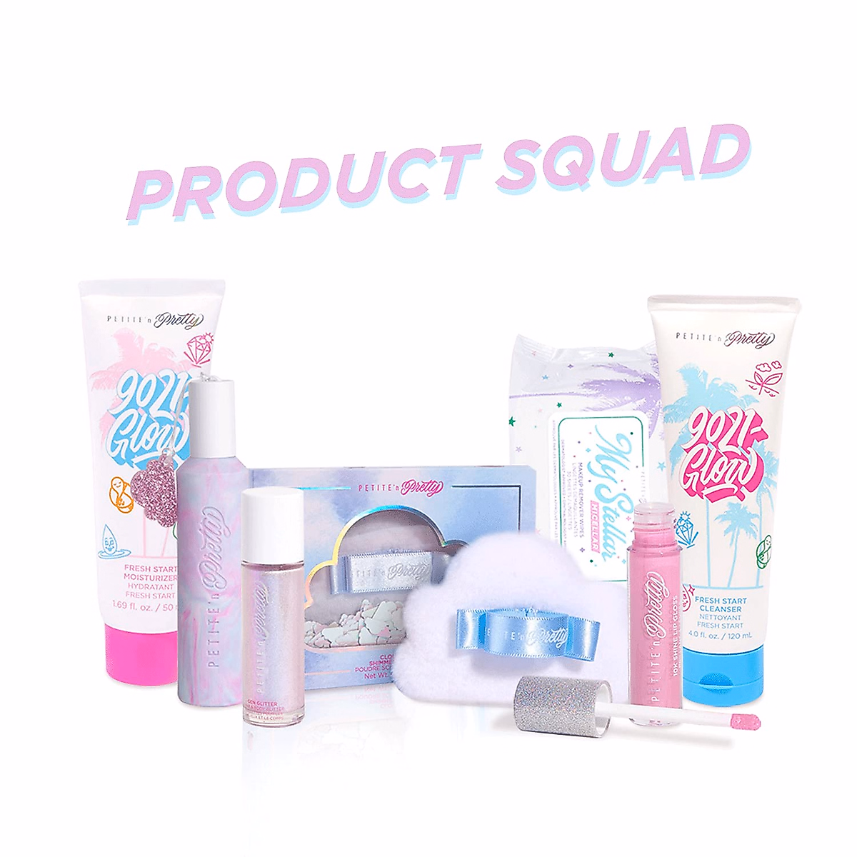 Petite 'n Pretty Featherlight Clear Mascara and Brow Gel - Makeup for Kids, Tweens and Teens - Dual Purpose Clear Finish for Brows and Lashes - Non-Toxic & Made in the USA