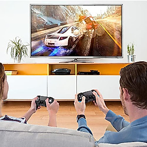 Skin for DualSense Edge, Ergonomic Soft Anti-Slip Silicone Controller Grip Cover Case Accessories Set for Playstation 5 DualSense Edge Controller with Thumb Grip Caps (Black Blue)