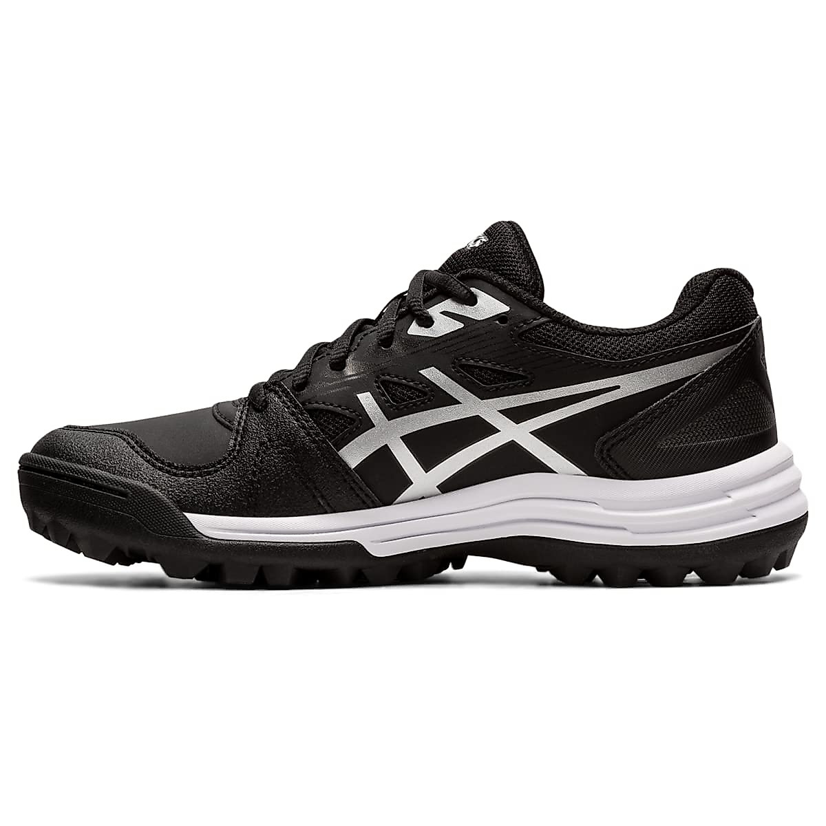ASICS Women's Gel-Lethal Field Shoes, 8, Black/Pure Silver