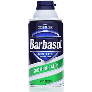 Barbasol Aloe Soothing Sh Size 10z Barbasol Aloe Soothing Shave, 10 Ounce