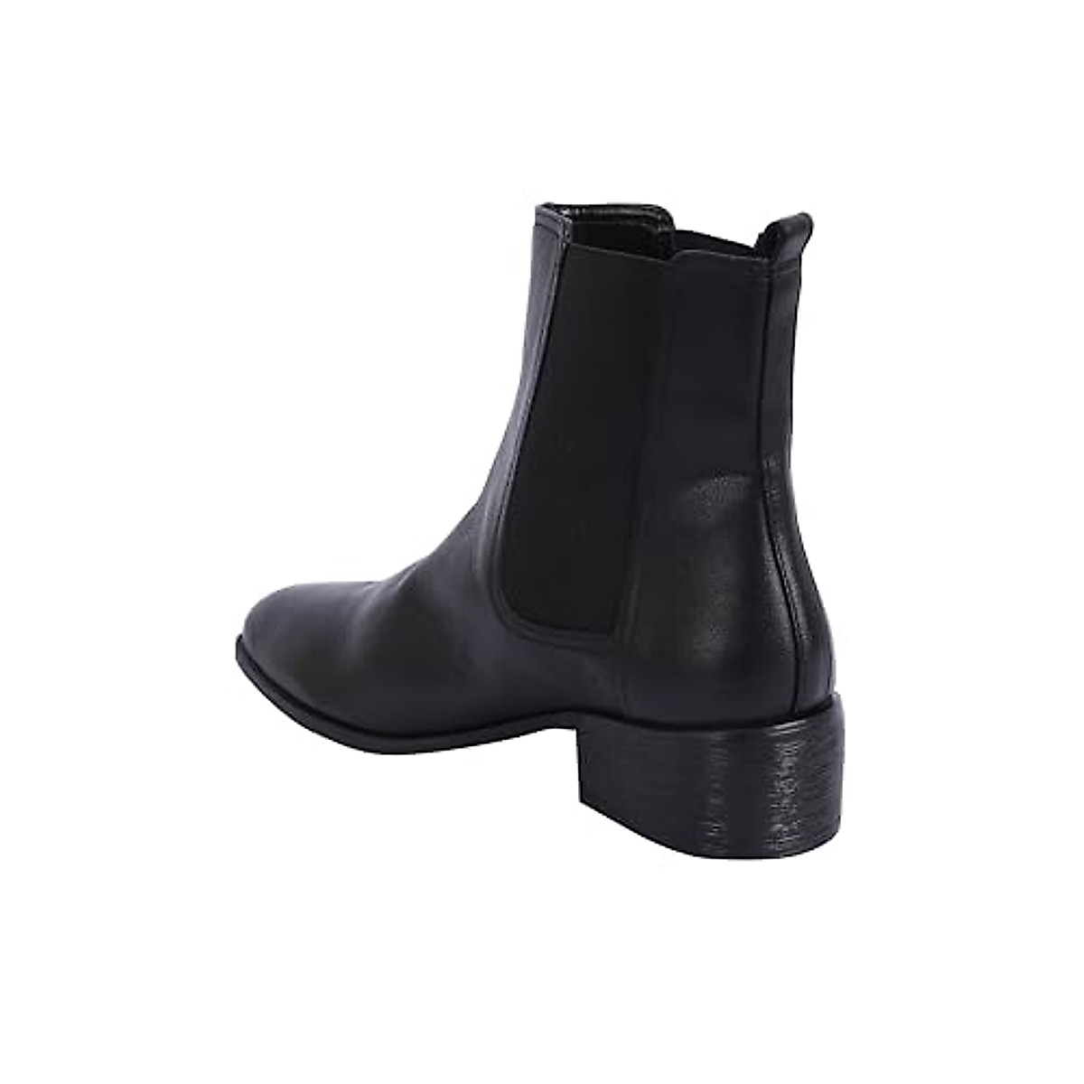 Kenneth Cole REACTION Women's Salt Chelsea Ankle Boot, Black Leather, 7.5 M US