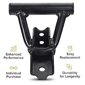 AlveyTech 150 mm Long Front Lower Swing Arm - Durable Black Left or Right Side Arm, Replacement 4-Wheel Accessories for the Coleman KT196, CK196-T & Realtree RTK200 196cc 6.5 Hp Go-Karts, DIY Install