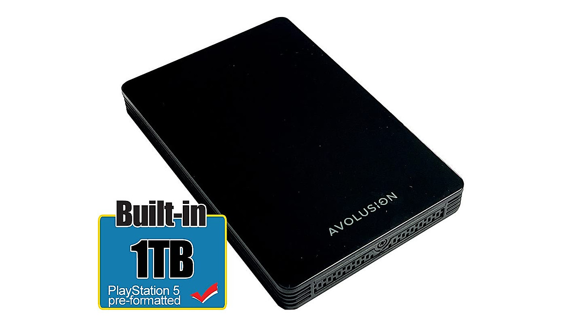 Avolusion 1TB External Gaming Hard Drive for PS5 - Fast USB 3.0 Storage