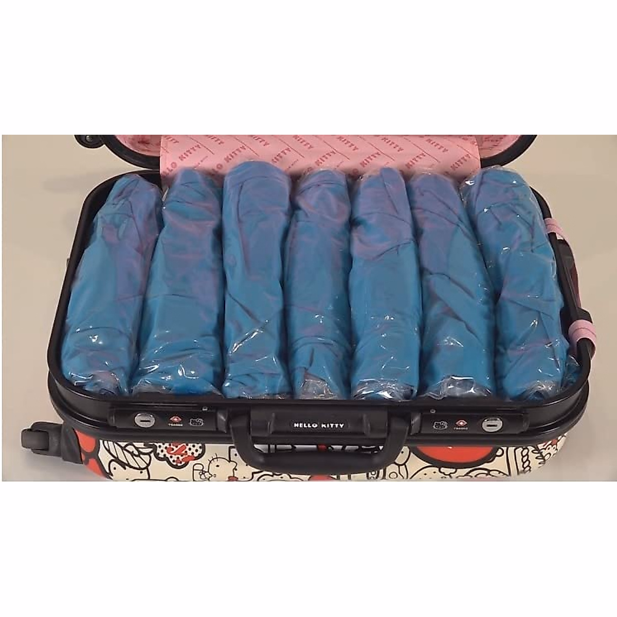 16 Travel Compression Bags Roll Up Space Saver Bags for Luggage, (6 Large, 6 Medium, 4 Small) No Vacuum or Pump Needed Vacuum Storage Bags for Travel