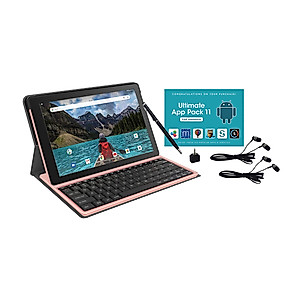 RCA 10.1 inch Tablet with Folio Keyboard (Rose Gold)