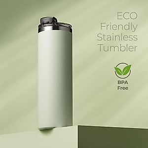 SIPX™ Triple-Insulated Tumblers - 18 Oz. Slim Modern Tumbler With Lid, insulated Cup Keeps Hot For 12 Hours, Stainless Steel Tumbler Made Of Sustainable Material, Coffee Travel Mug For Home & Office