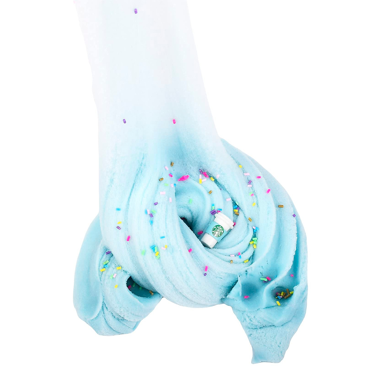 Sky Blue Cloud Slime, Girls and Boys Scented Slime Stress Relief Toy, Super Soft and Non-Sticky, for Party Favors, Birthday Gifts, School Education(7oz 200ml)