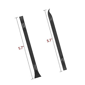 Plastic Scraper Tool, Pack of 6, Carbon Fiber Multi-Purpose Scraper Non-Scratch Cleaning Tool for Tight Spaces, Crevices, Most Surfaces Perfect to Remove Stickers, Labels, Food, Dirt, Etc