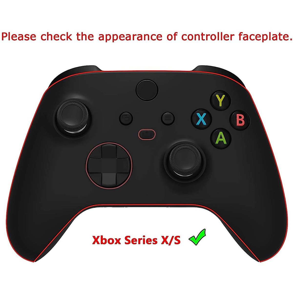 eXtremeRate Replacement Buttons for Xbox Core Wireless Controller, Chrome Gold Glossy Custom LB RB LT RT Bumpers Trigers Dpad ABXY Start Back Sync Share Keys Parts for Xbox Series X & S Controller