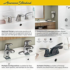 American Standard 7075200.002 Colony Pro Two-Handle Centerset Bathroom Faucet, 1.2 GPM, Polished Chrome